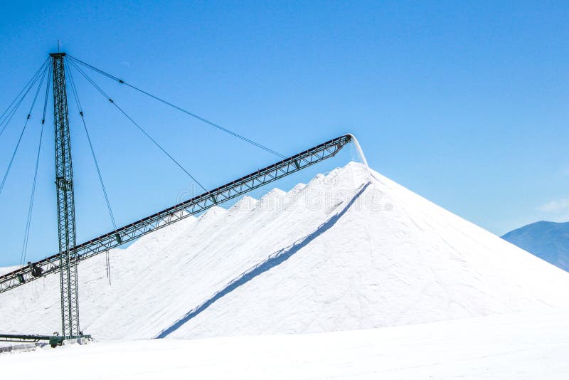 Salt Mining stock photo. Image of salt, hill, refinery - 48046454