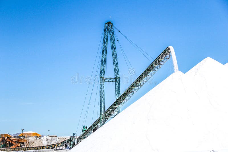 Salt Mining stock image. Image of industry, hill, food - 48046459