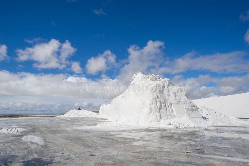 Salt mining stock photo. Image of mover, equipment, mountain - 46504220