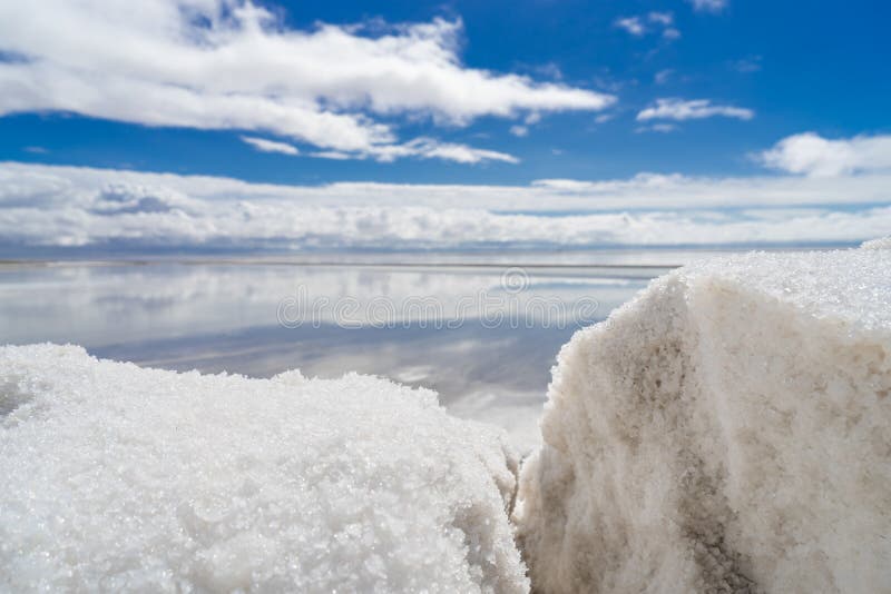 Salt mining stock image. Image of factory, mover, lake - 53272783