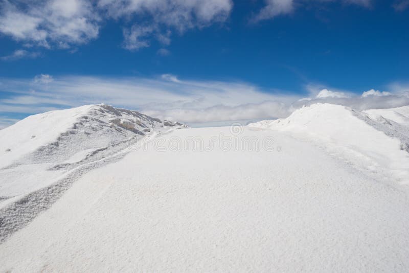 Salt mining stock image. Image of bulldozer, industrial - 53273431