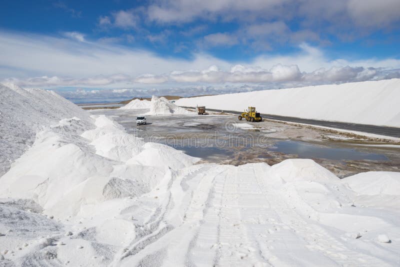Salt Mining Equipment stock image. Image of equipment - 4945365