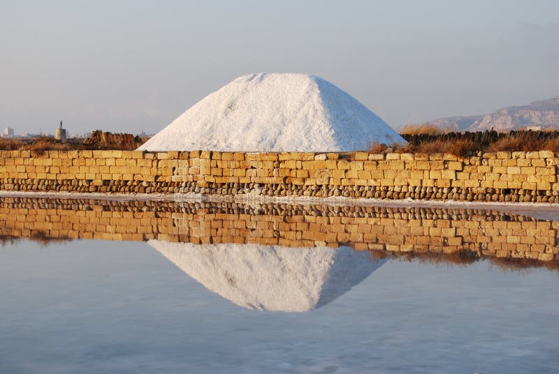 Salt mountain stock image. Image of italy, nature, mineral - 10802071