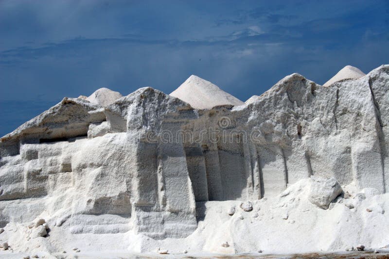 Salt mountain 3 stock photo. Image of spain, factory, sand - 6952398