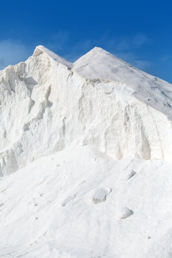 Salt mountains stock photo. Image of clouds, great, salt - 44445884