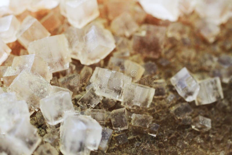 Natural Salt Cubes (mineral, Food Ingredient) Stock Photo - Image of ...