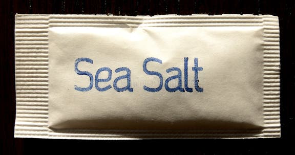 An Individual Portion Salt Packet Stock Image - Image of condiment ...