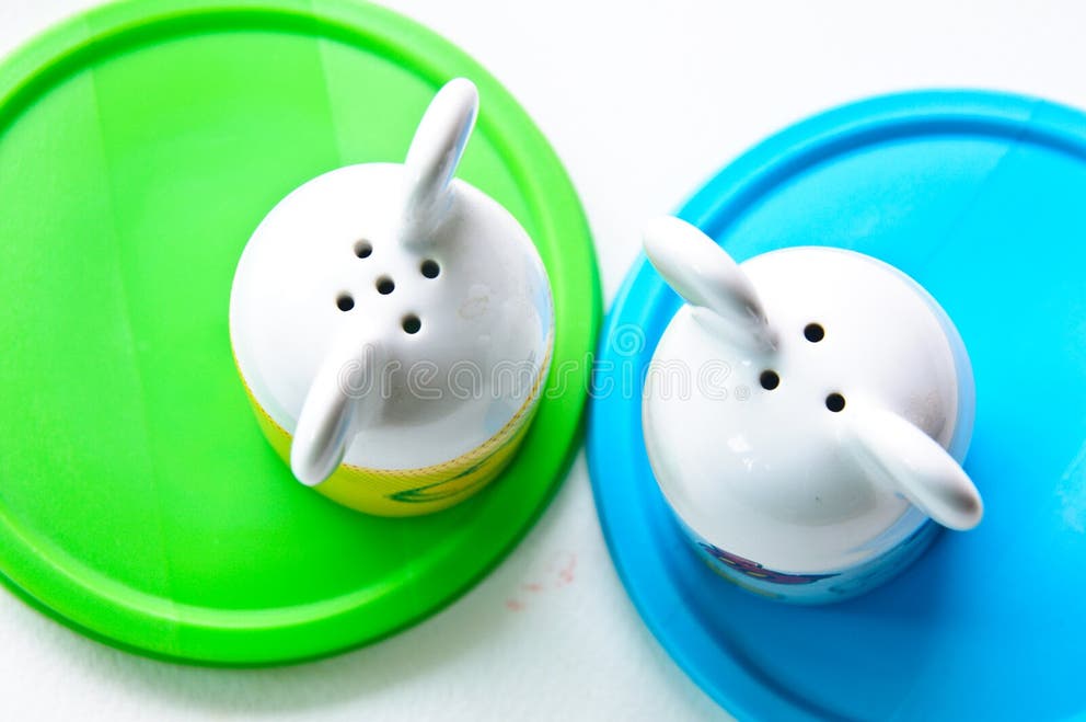 Salt and paper container stock image. Image of cooking - 27498923