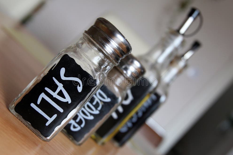 Salt and Papper stock photo. Image of ingredient, shaker - 1035878