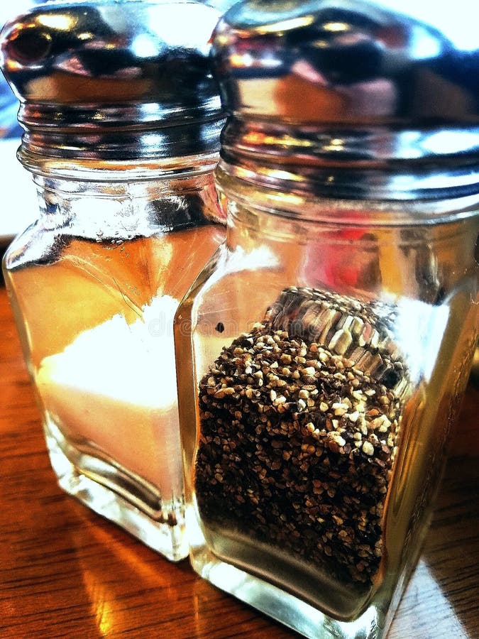 Salt and peper stock photo. Image of spices, condiments - 139340490