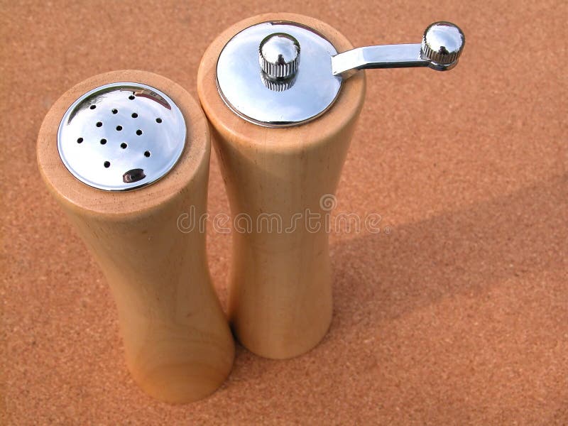 Salt and pepper stock image. Image of condiments, ingredient - 120707