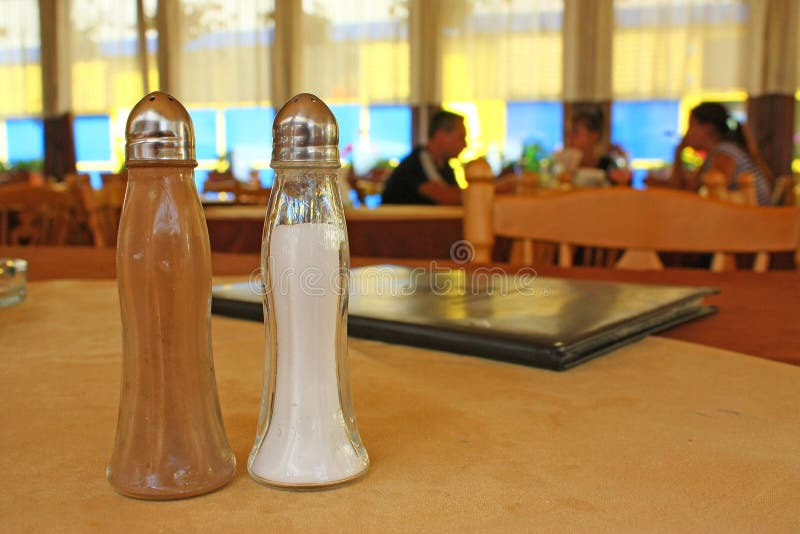 Salt and Pepper stock photo. Image of pepper, restaurant - 19999542