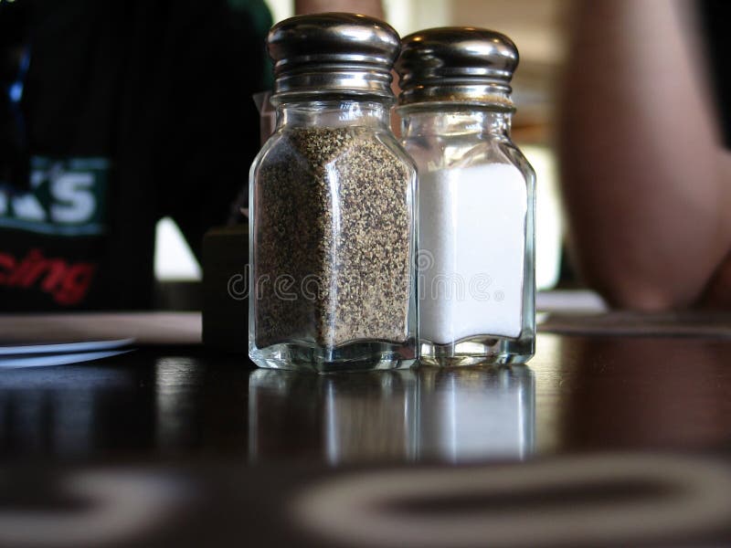 Salt and pepper stock image. Image of shaker, spice, dinner - 350275