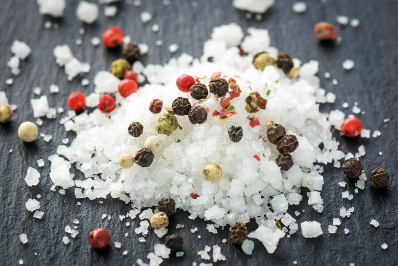 Salt and pepper stock photo. Image of fleur, bath, healthy - 54063916