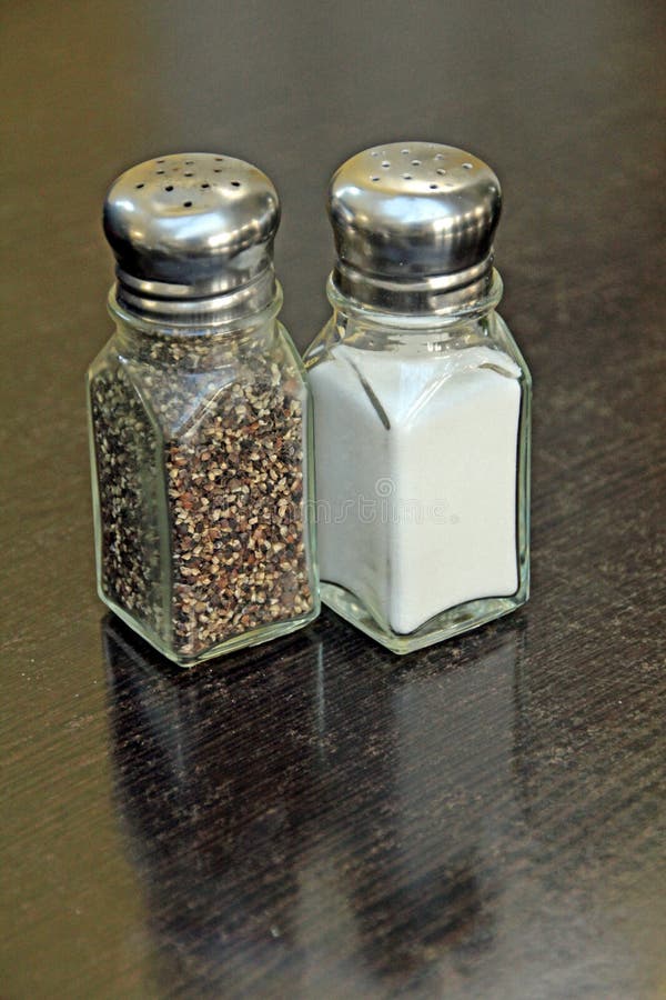 Salt and pepper pots stock image. Image of diner, ingredients - 27408389