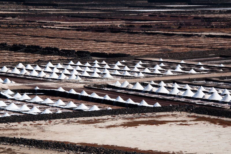 Salt Piles on a Saline stock photo. Image of nature, saline - 21728982