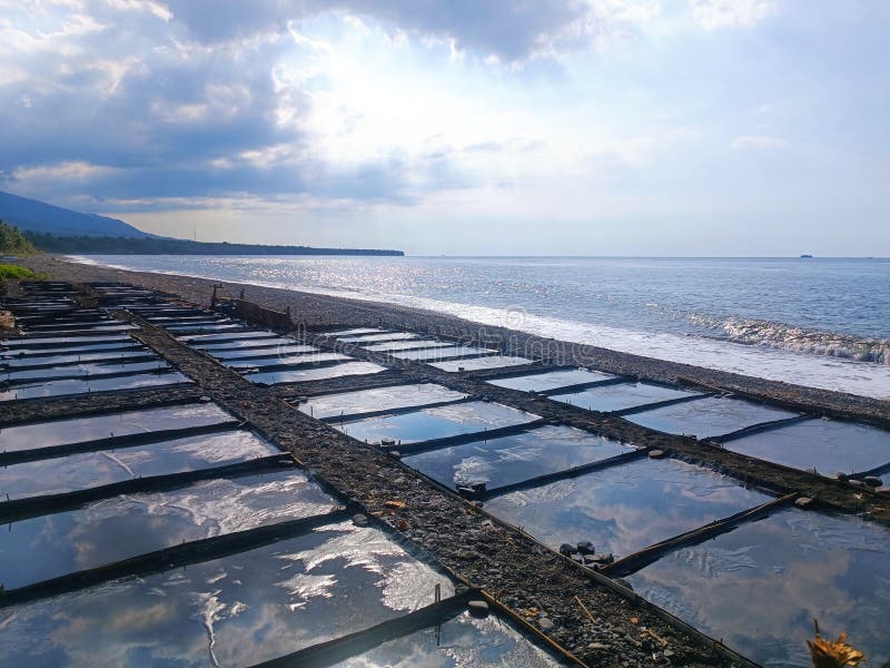 Salt place view stock photo. Image of salt, beach, view - 287635076