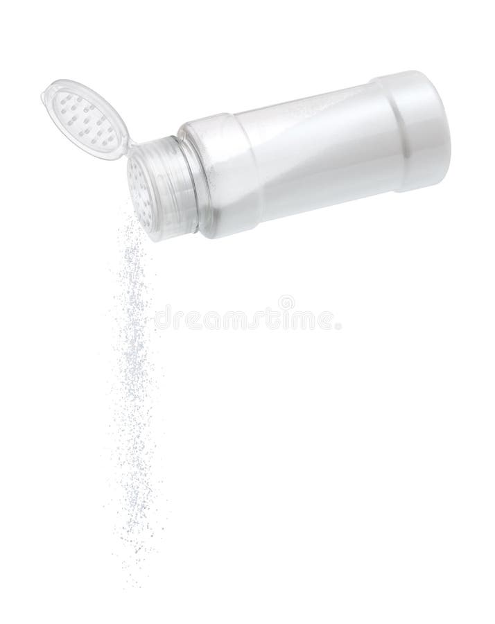 Salt pour from saltcellar stock image. Image of cuisine - 22049235