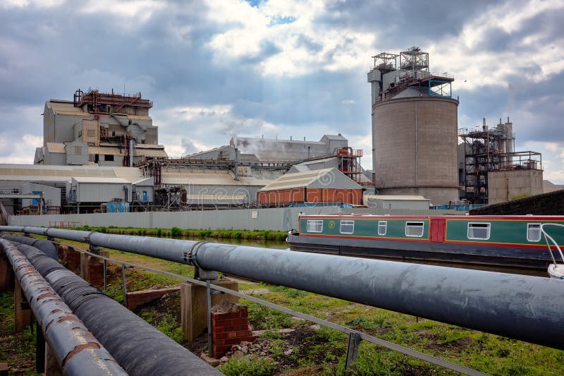 Old Salt Processing Company Stock Photo - Image of panels, processing ...