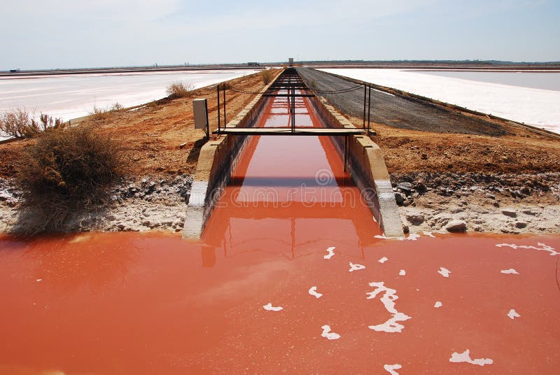 Salt production in Spain stock image. Image of andalusia - 11366569