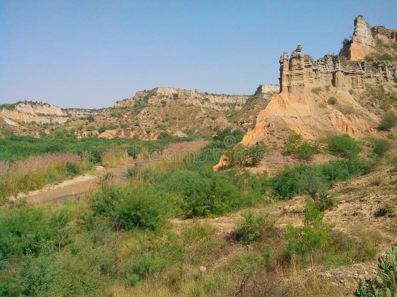 Salt Range in it s Glory stock photo. Image of vegetation - 45708164