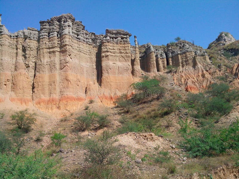 Salt Range in it s Glory stock image. Image of geology - 45708291