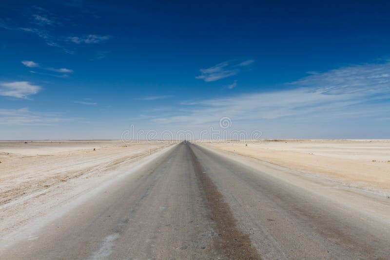 Salt Road at the Skeleton Coast Desert Stock Image - Image of desert ...