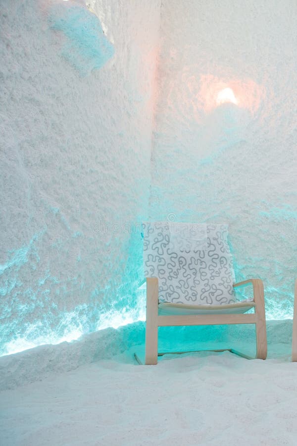 Salt Room In Beautiful And Luxury Spa-centre Stock Photo - Image of ...
