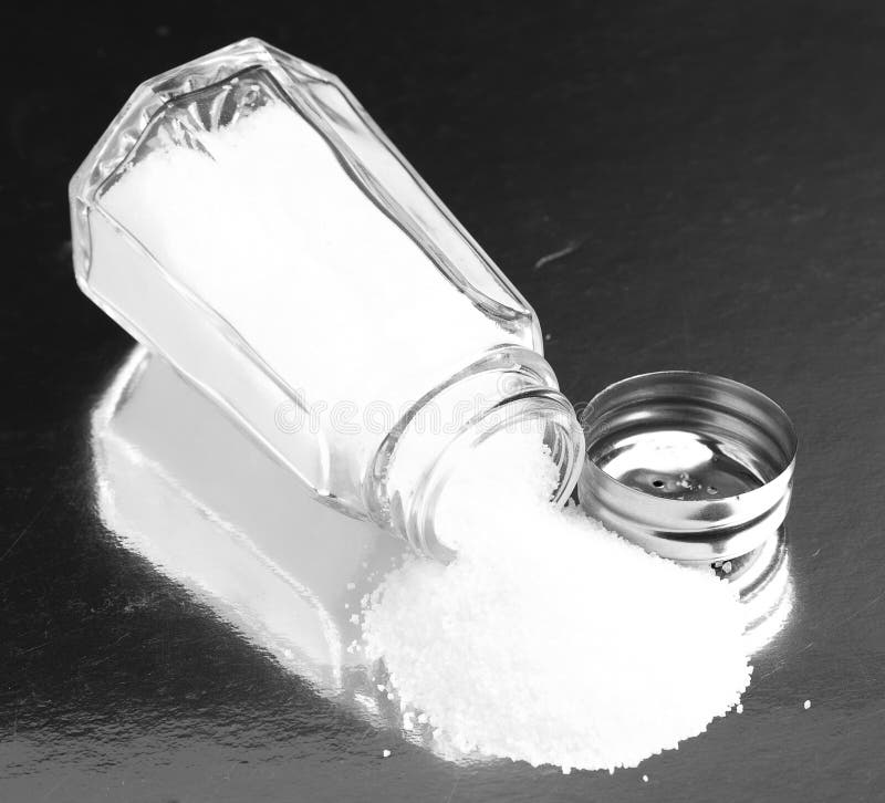 Salt shaker stock photo. Image of ingredient, glass, cuisine - 6815496