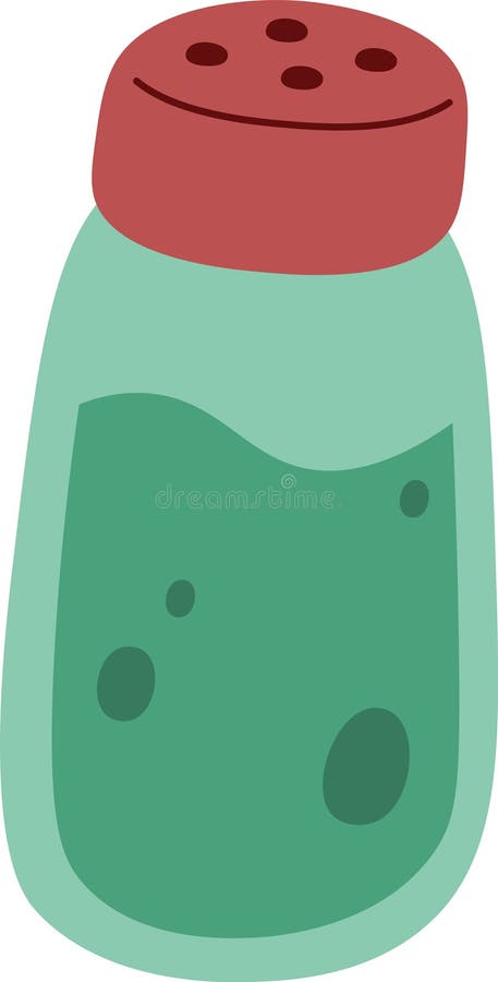 Salt Shaker Bottle stock vector. Illustration of glass - 299662829