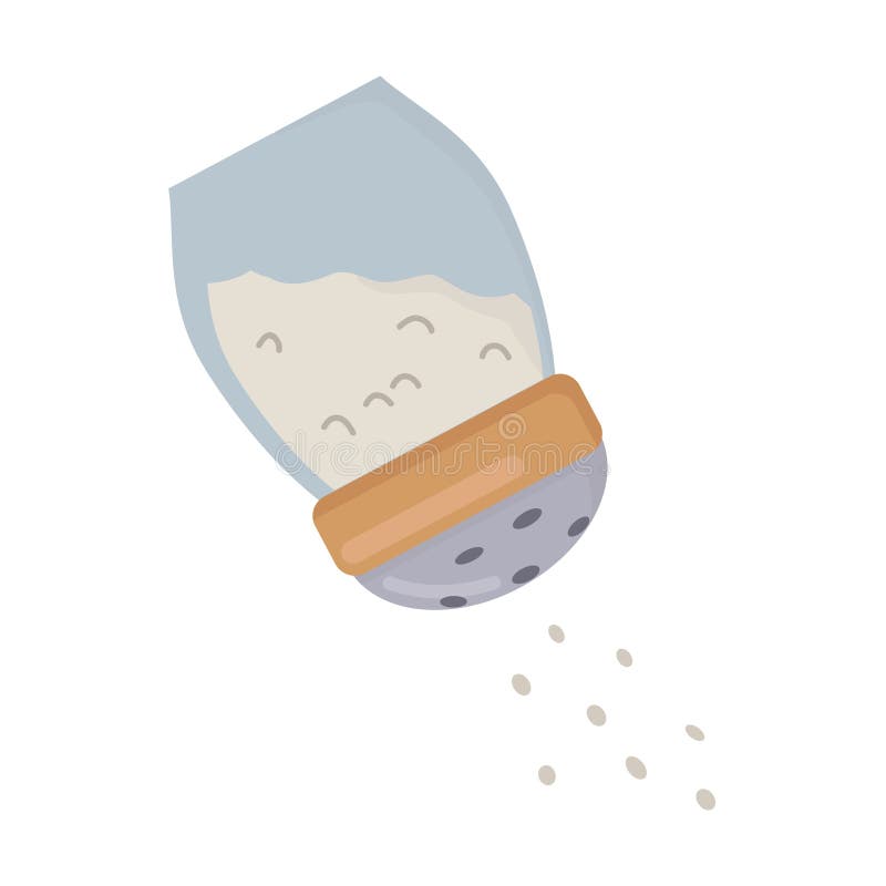 Salt Shaker Icon Clipart Logotype Isolated Vector Illustration Stock ...