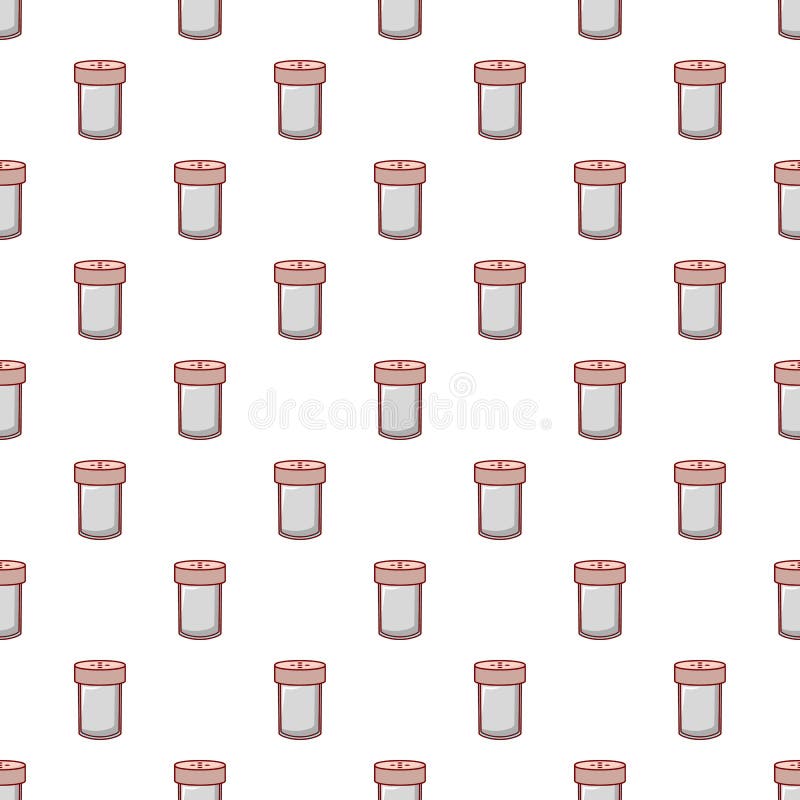 Salt Shaker Pattern Seamless Stock Vector - Illustration of condiment ...