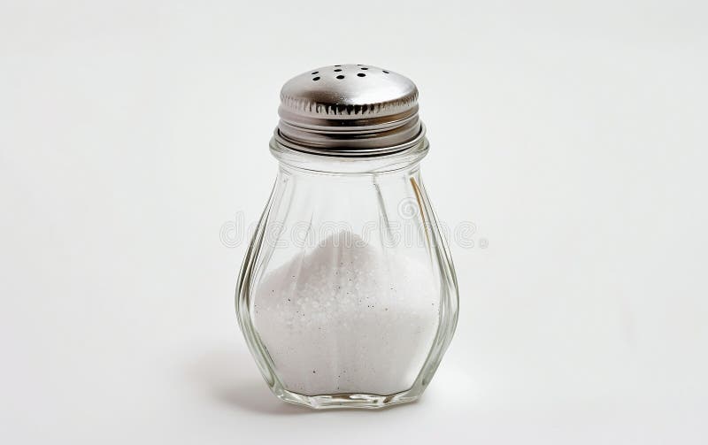 Salt Shaker on White Background Stock Illustration - Illustration of ...