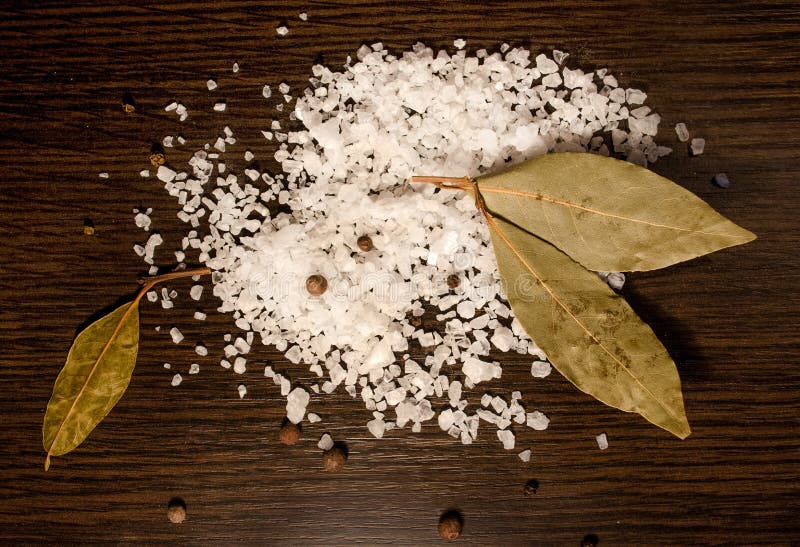 Salt Sprinkled on the Table Stock Photo - Image of grain, cook: 65301420