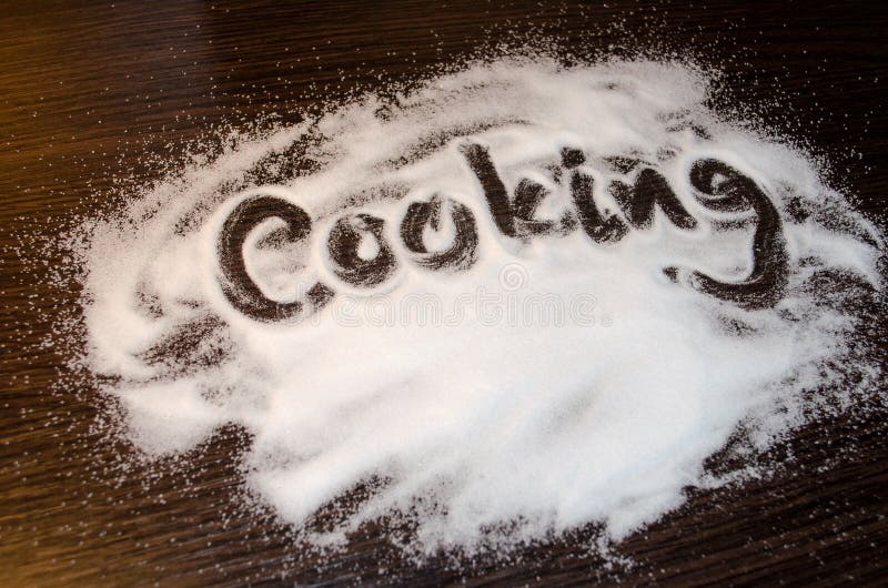 Cooking Word Written On The Flour Picture. Image: 123814386