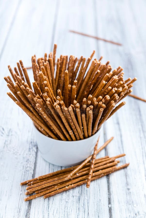 Salt Sticks (close-up Shot) Stock Photo - Image of salted, food: 55497460