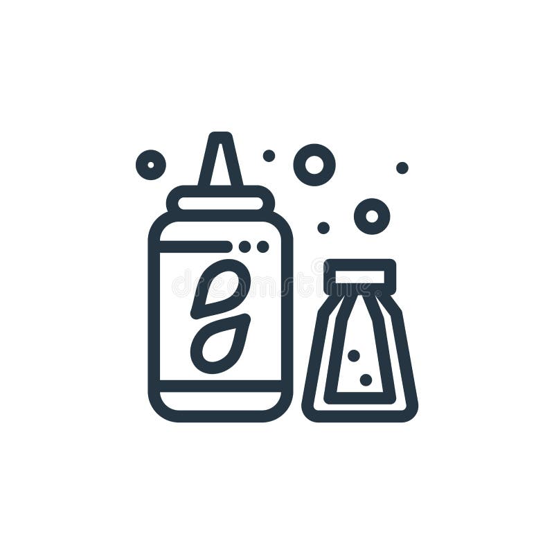 Salt Vector Icon. Salt Editable Stroke. Salt Linear Symbol for Use on ...