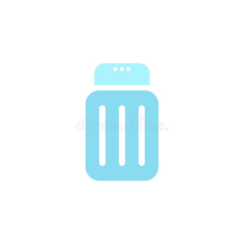 Salt Vector Icon Logo Design Stock Vector - Illustration of nutrition ...