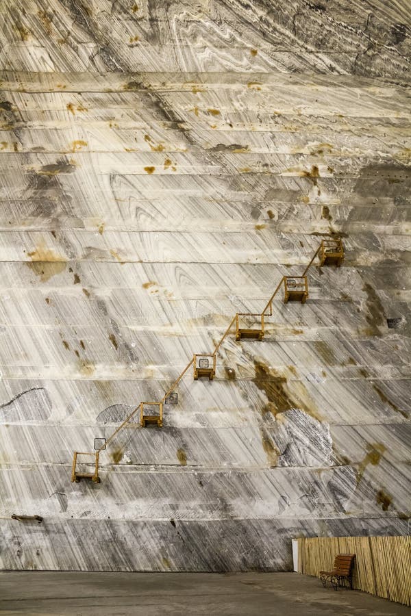 Salt mine interior stock photo. Image of former, history - 24527102