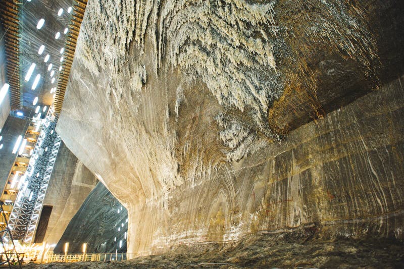 Salt Wall stock image. Image of corridor, feature, indoors - 71306699