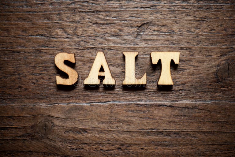 Salt Word Write Salt Text Salt Stock Photos - Free & Royalty-Free Stock ...