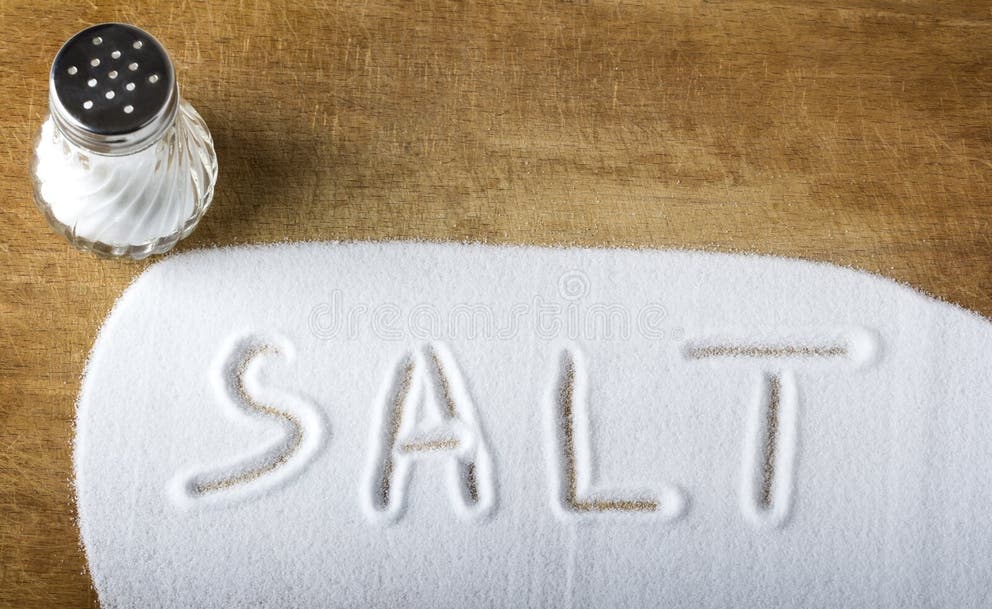 Salt stock photo. Image of white, salty, wooden, spice - 50257156