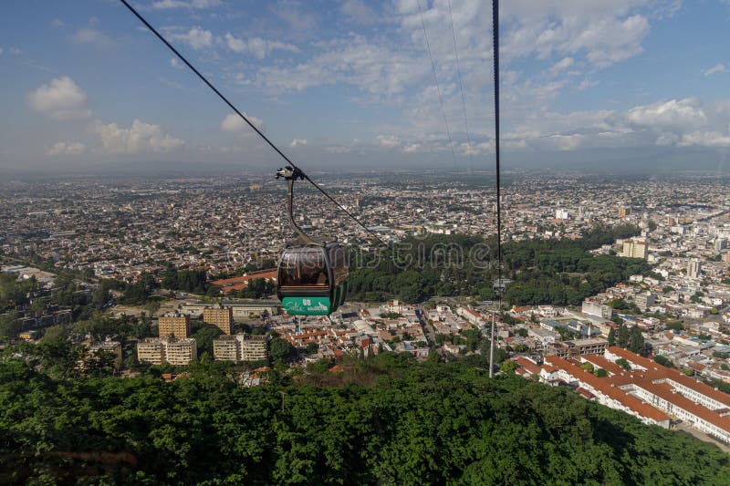 Salta, Argentina - January 24th 2024: View of the City of Salta from ...