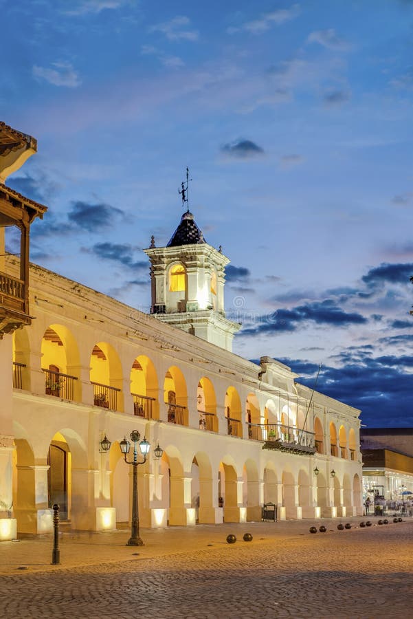The Salta Cabildo in Salta, Argentina Stock Photo - Image of touristic ...