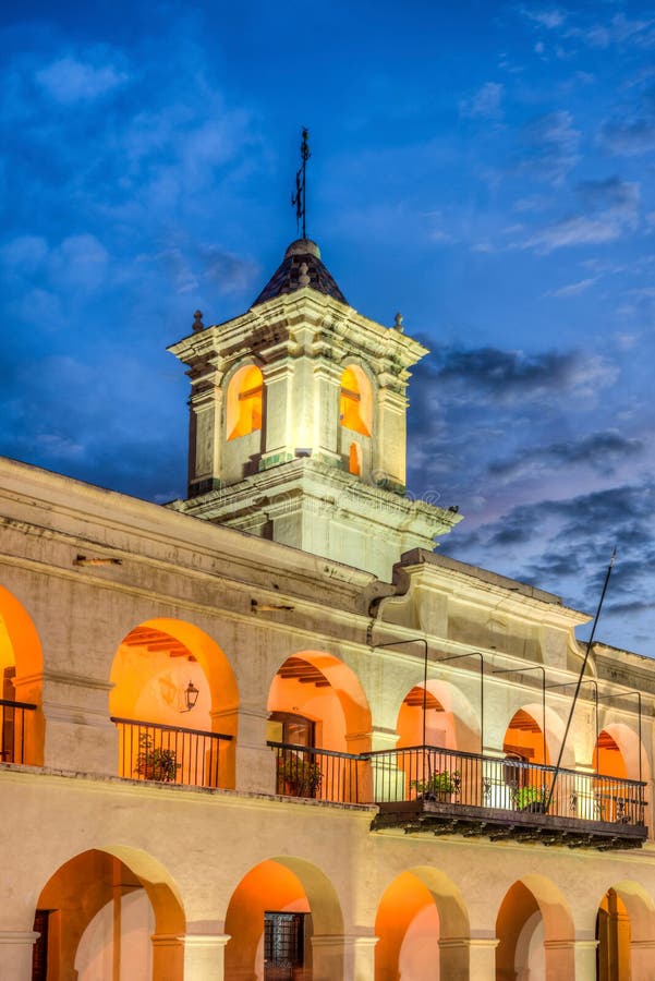 The Salta Cabildo in Salta, Argentina Stock Image - Image of historical ...