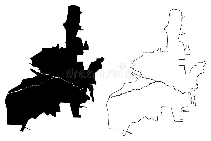 Salta City Argentine Republic, Salta Province Map Vector Illustration ...