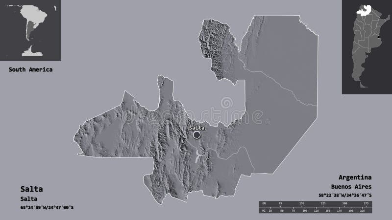 Salta, Province of Argentina,. Previews. Administrative Stock ...