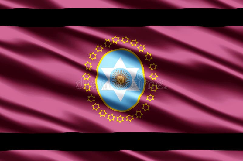 Salta Realistic Flag Illustration. Stock Illustration - Illustration of ...