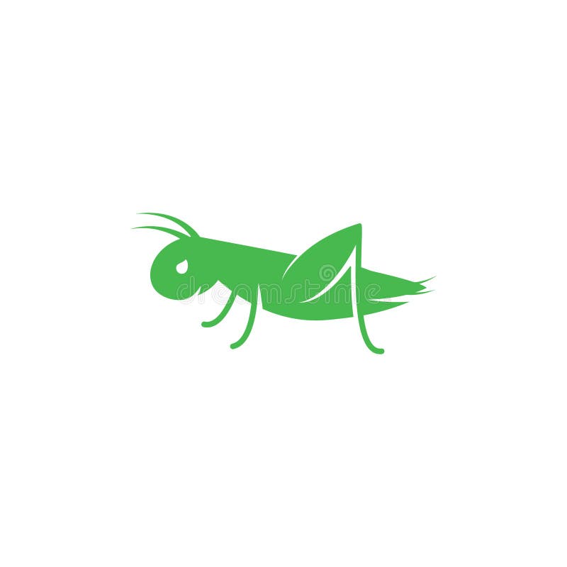 Saltamontes Del Logotipo, Logotipo Del Insecto Del Grillo Ilustración ...