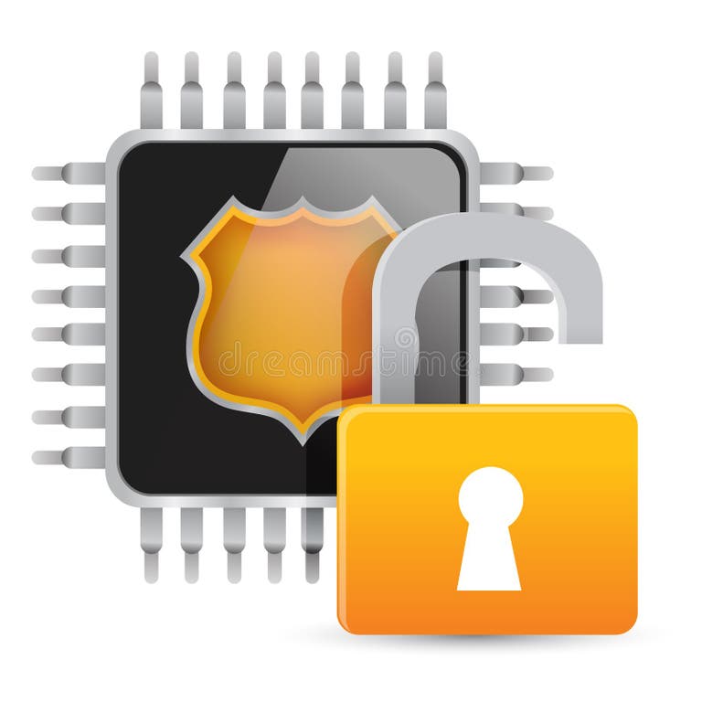 Salte y abra el candado. stock de ilustración. Ilustración de arte ...